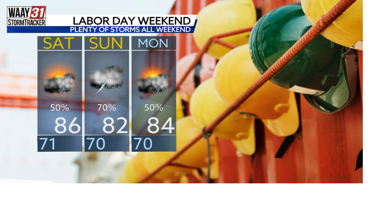 Rainy Labor Day Weekend on Tap | News | waaytv.com