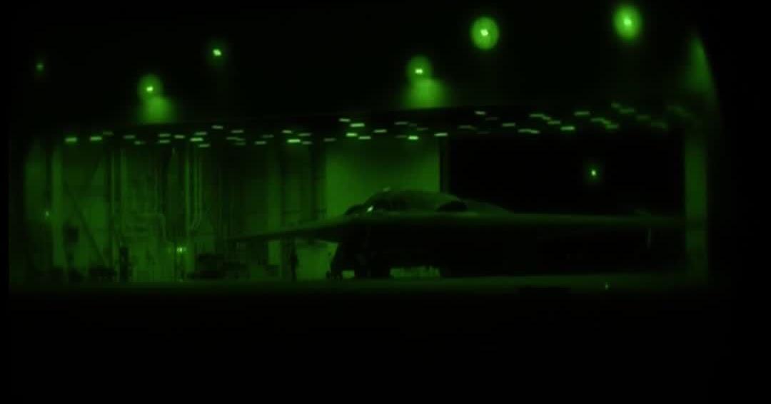 NIGHT VISION: DOD releases video of B2 Bomber that struck Iran ...