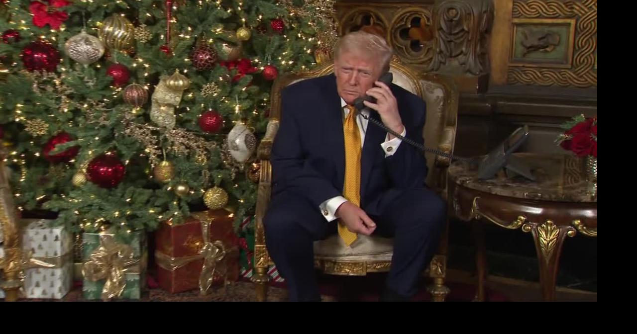 Donald Trump takes part in NORAD Santa Claus calls | Video | waaytv.com