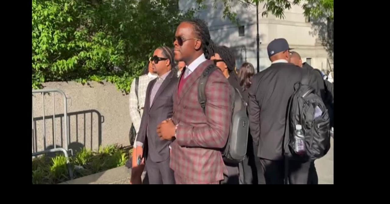 RAW: Lil Rod, one of Sean "Diddy" Combs' accusers, spotted outside ...