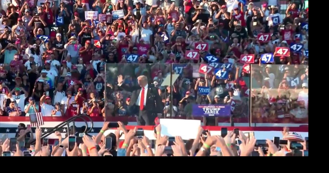 Full Remarks: Donald Trump holds rally in Coachella, California | Video ...