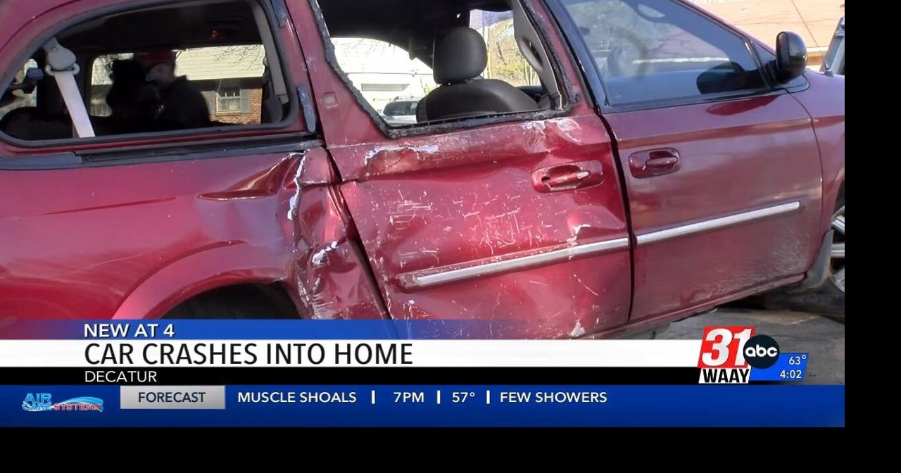 Car crashes into Decatur home | Video | waaytv.com