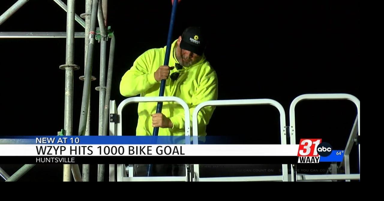 WZYP Hits 1000 Bike Goal | Video | waaytv.com