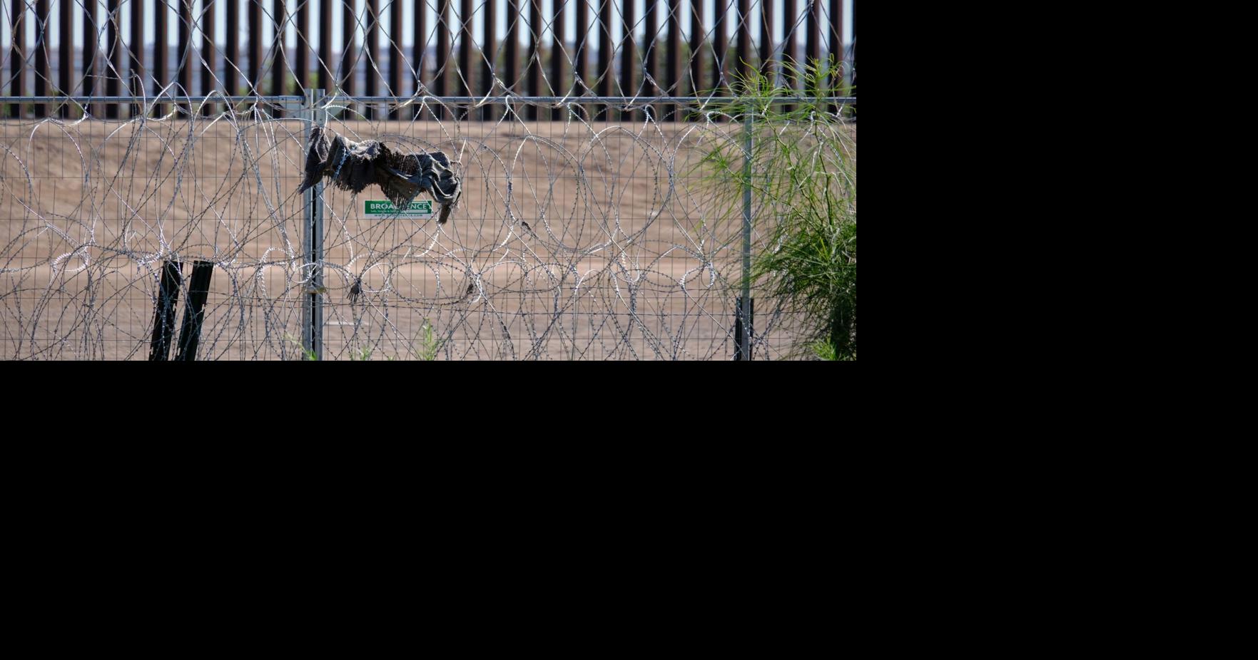 Southern border wall will be painted black to deter people from climbing it during hot weather ...