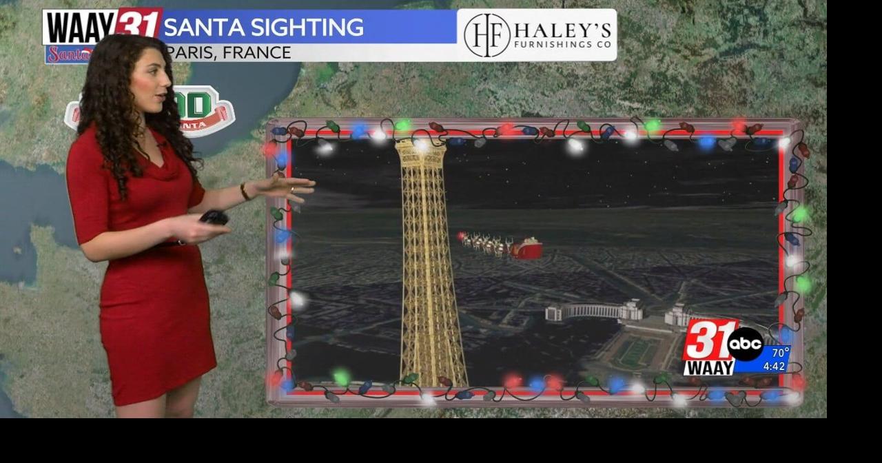 WAAY spots Santa making his way through Paris! | Video | waaytv.com