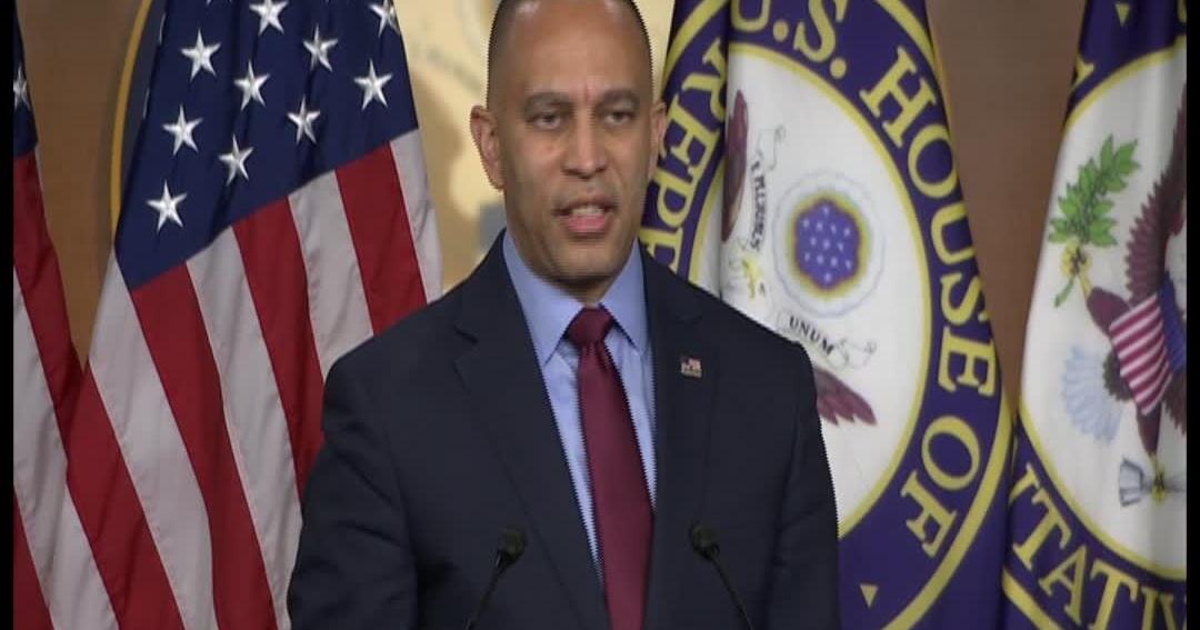 Rep. Hakeem Jeffries: President Trump chickened out on Jeffrey Epstein ...