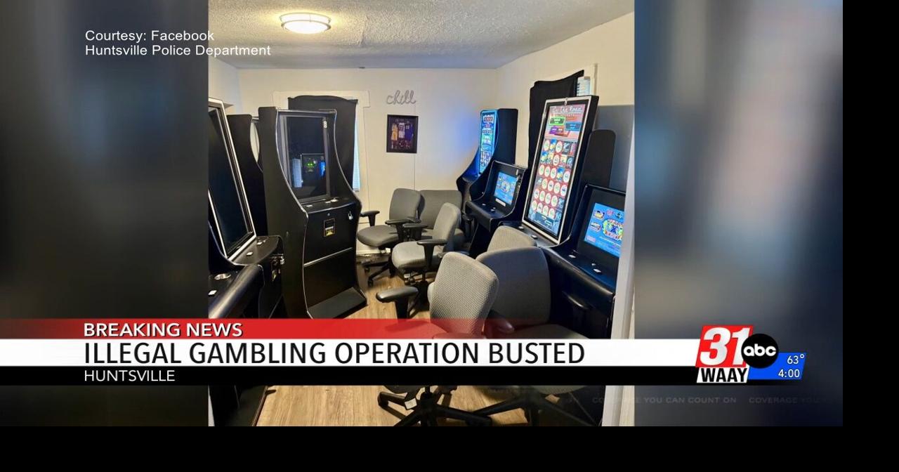 Huntsville man caught in alleged gambling ring with guns, drugs | Video ...