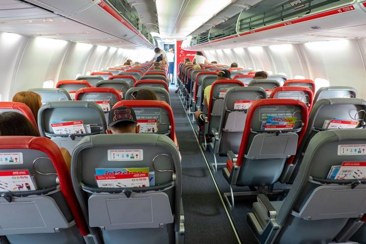 inside a jet2 plane