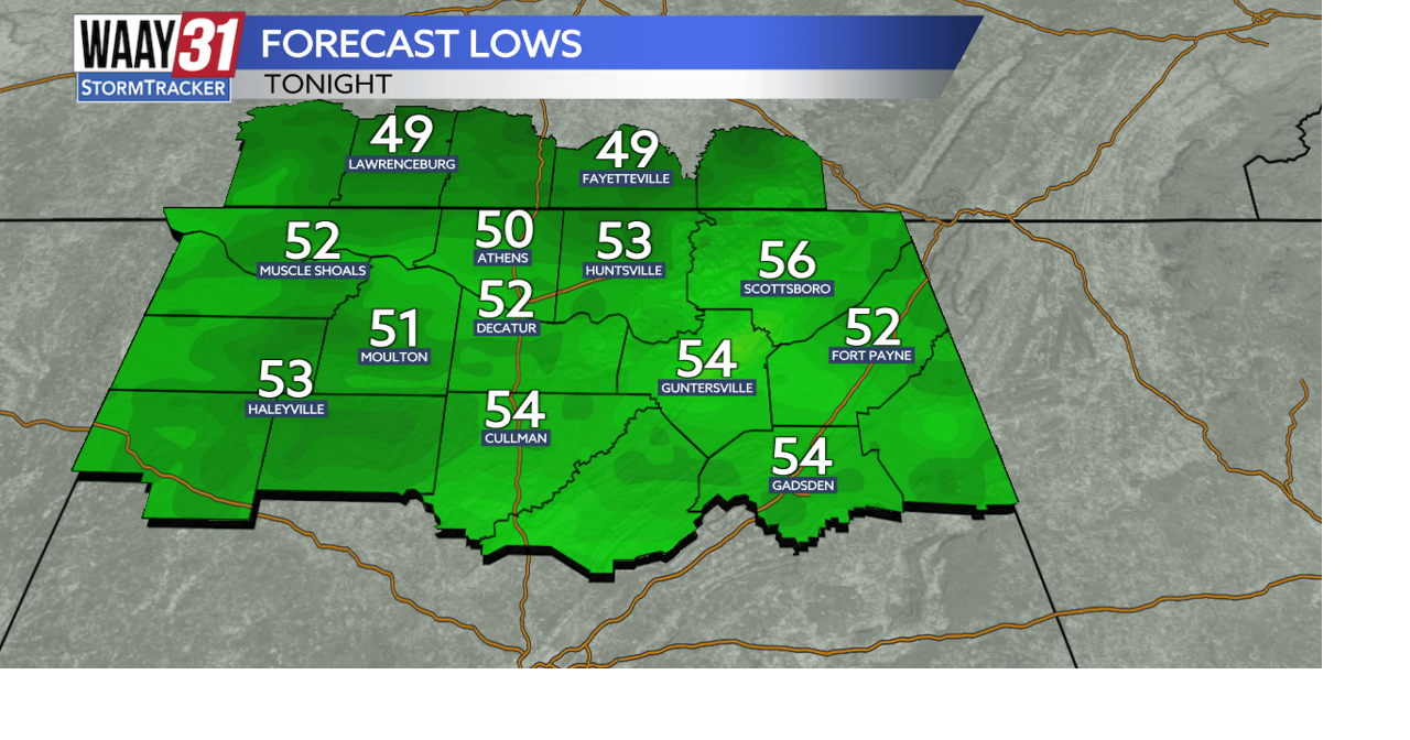 Perfect fall weather continues through the weekend and into next week ...