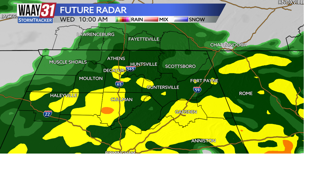 More soggy weather on Wednesday | News | waaytv.com