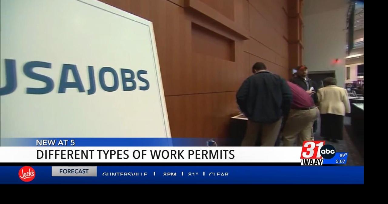 Different types of work permits | Video | waaytv.com