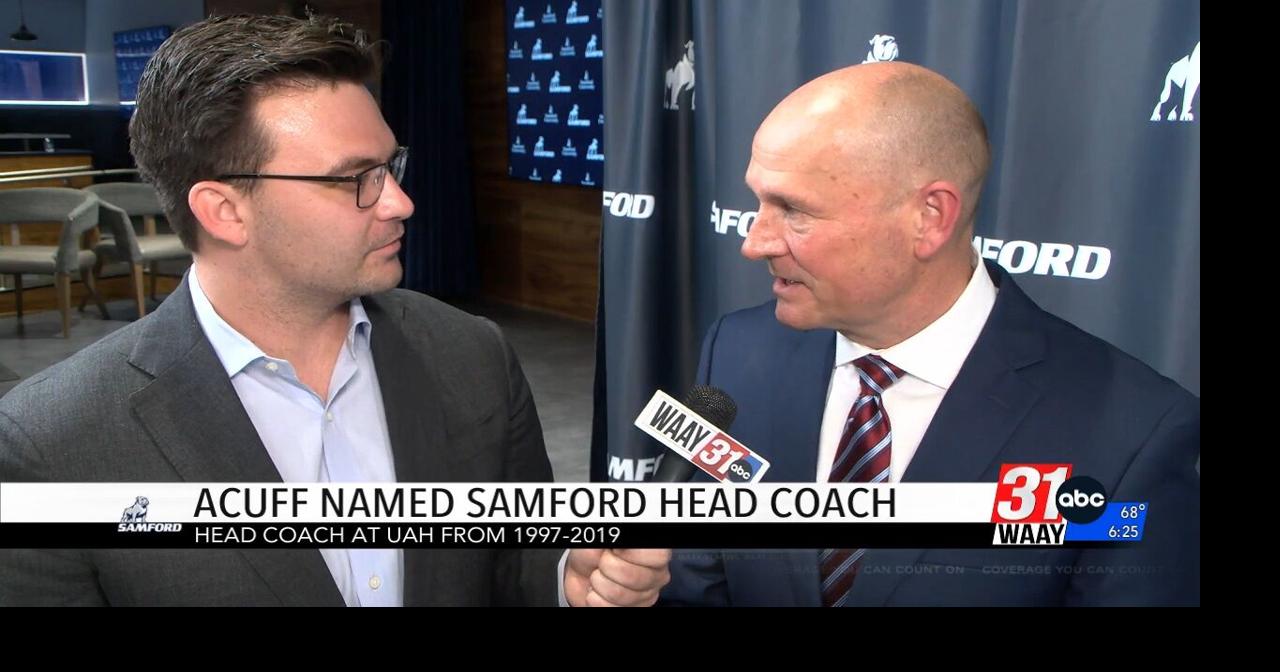Lennie Acuff introduced as the new men's basketball coach at Samford ...