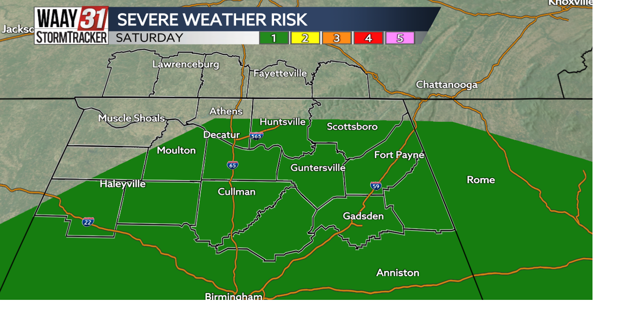 Severe weather threat returns on Saturday | News | waaytv.com