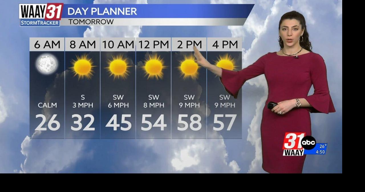 Tuesday Temp change up | Video | waaytv.com