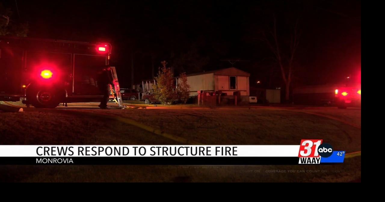 Multiple crews respond to Monrovia structure fire | Video | waaytv.com