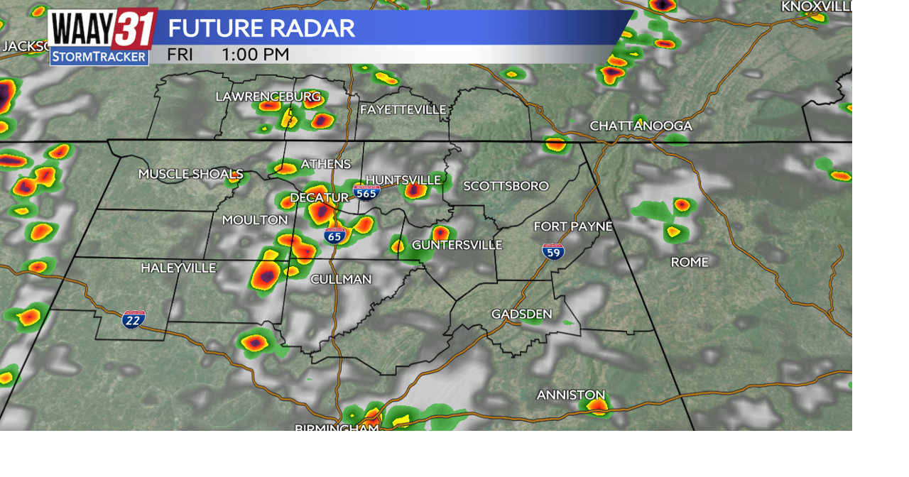 Daily rain chances continue through the weekend | News | waaytv.com