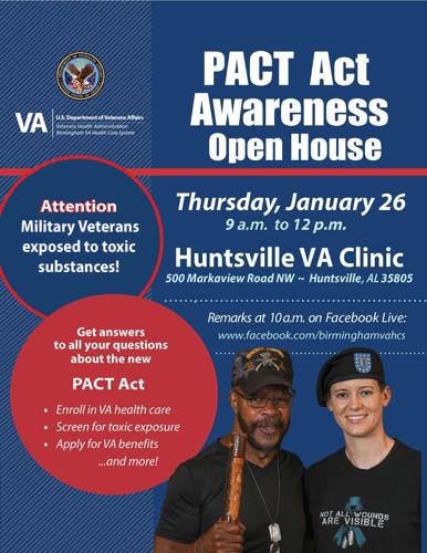 Huntsville VA Clinic to host PACT Act Awareness Open House | News ...