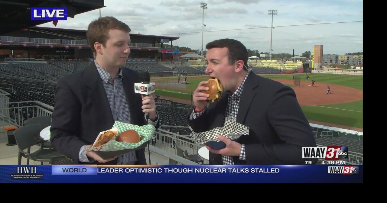 WAAY 31 Sports Anchor Max Cohan eats up at Toyota Field | Video ...