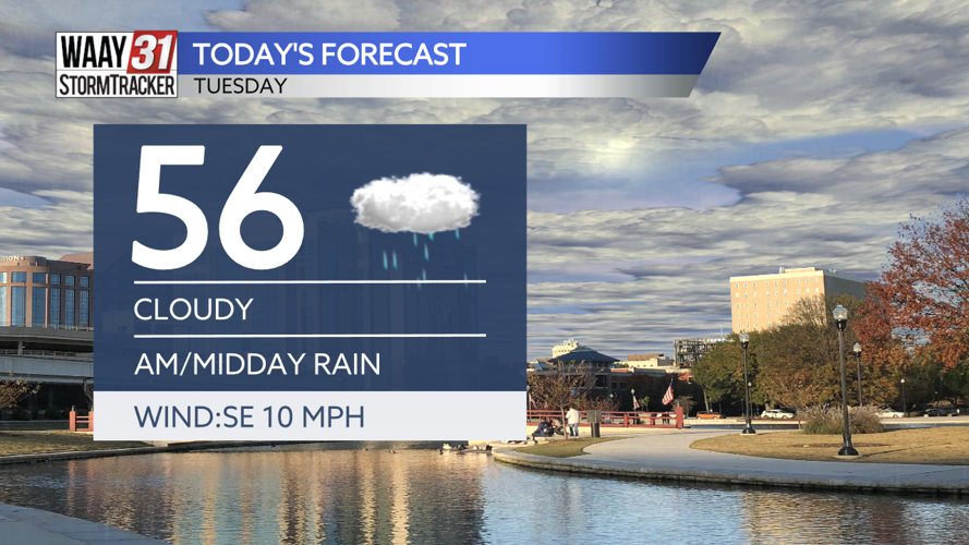 Scattered rain today, up to 4" of rain tomorrow and a threat for flash ...
