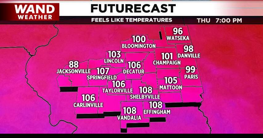 Hotter and more humid weather is on the way to Central Illinois | Top ...