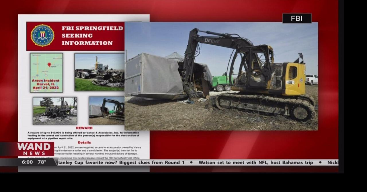 FBI Springfield seeks information in arson incident; $10,000 reward ...