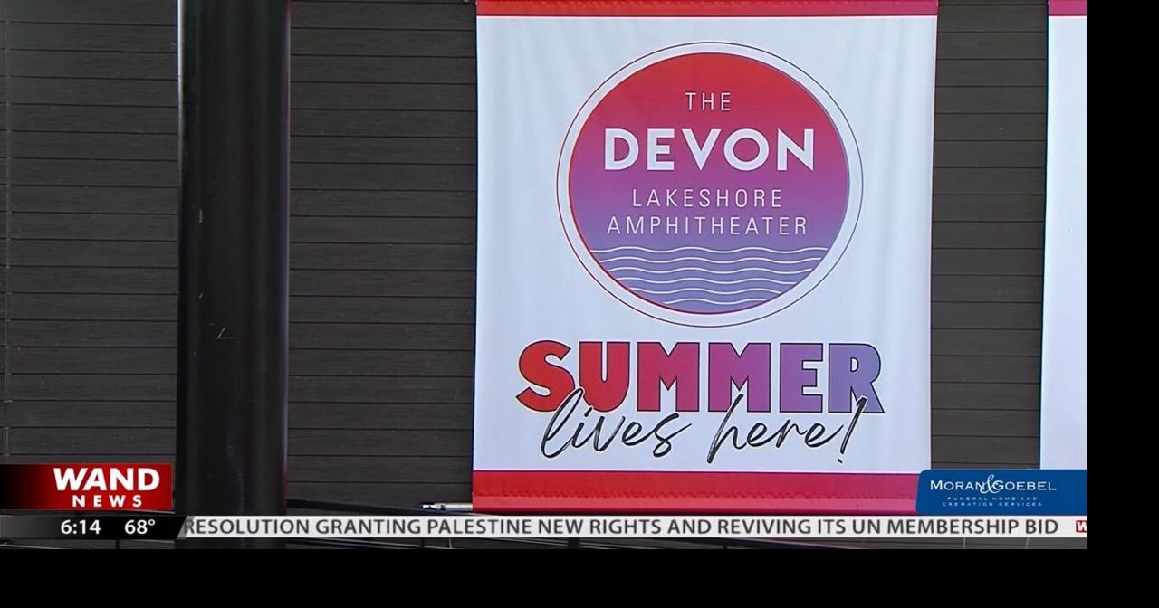 Take an inside look at renovations at the Devon Lakeshore Amphitheater ...