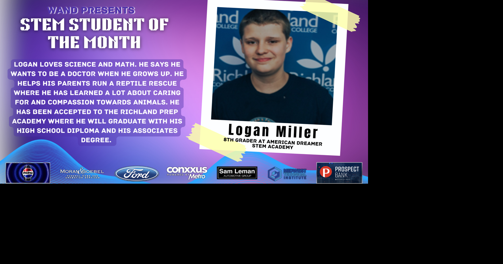 Logan Miller - STEM Student of the Month | | wandtv.com