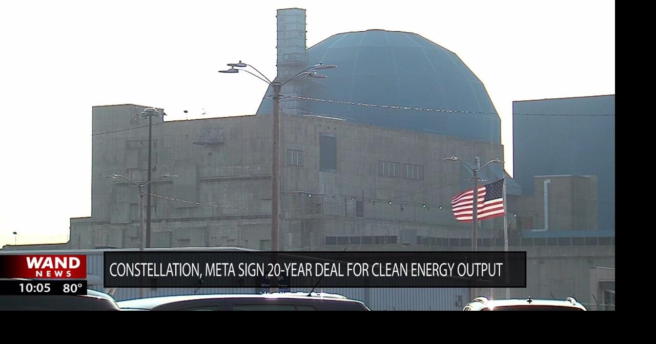 Facebook parent company signs 20-year deal with Clinton nuclear power ...