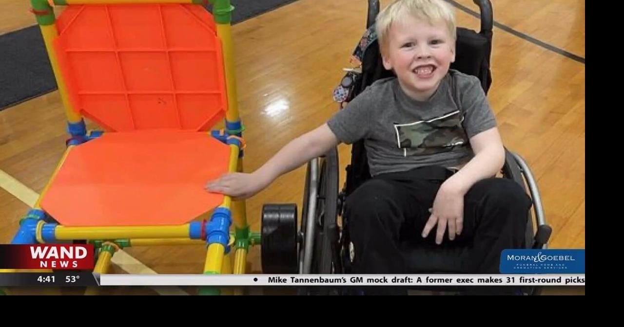 Students build "skate chair" for kindergartener | News | wandtv.com
