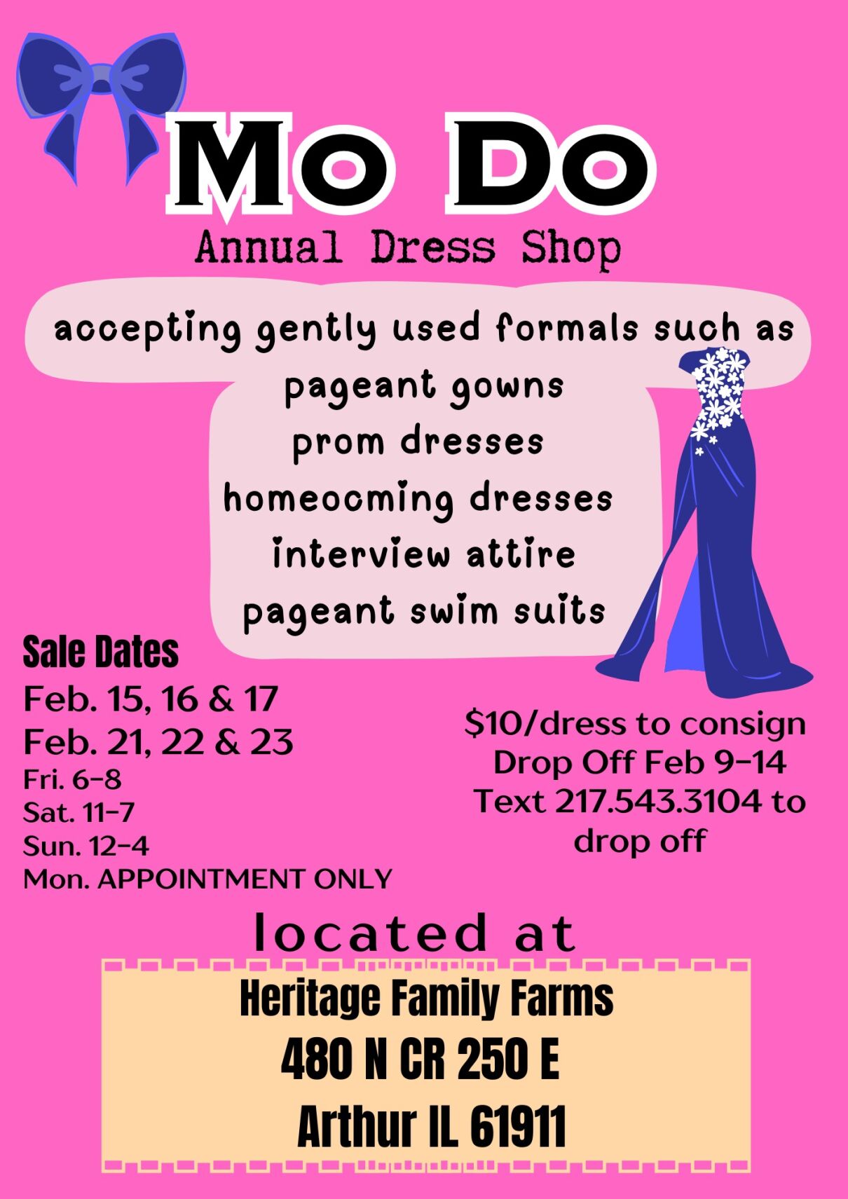 Pop-up dress shop in Arthur helps girls find dresses for prom ...