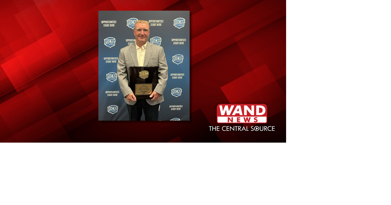 Lincoln Land Community College's Coach Ron Riggle receives 2024 NJCAA ...