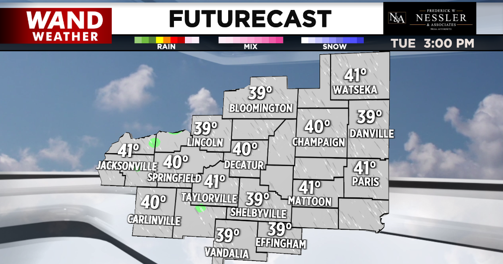 Warmer and mostly dry weather is in the forecast for Central Illinois ...