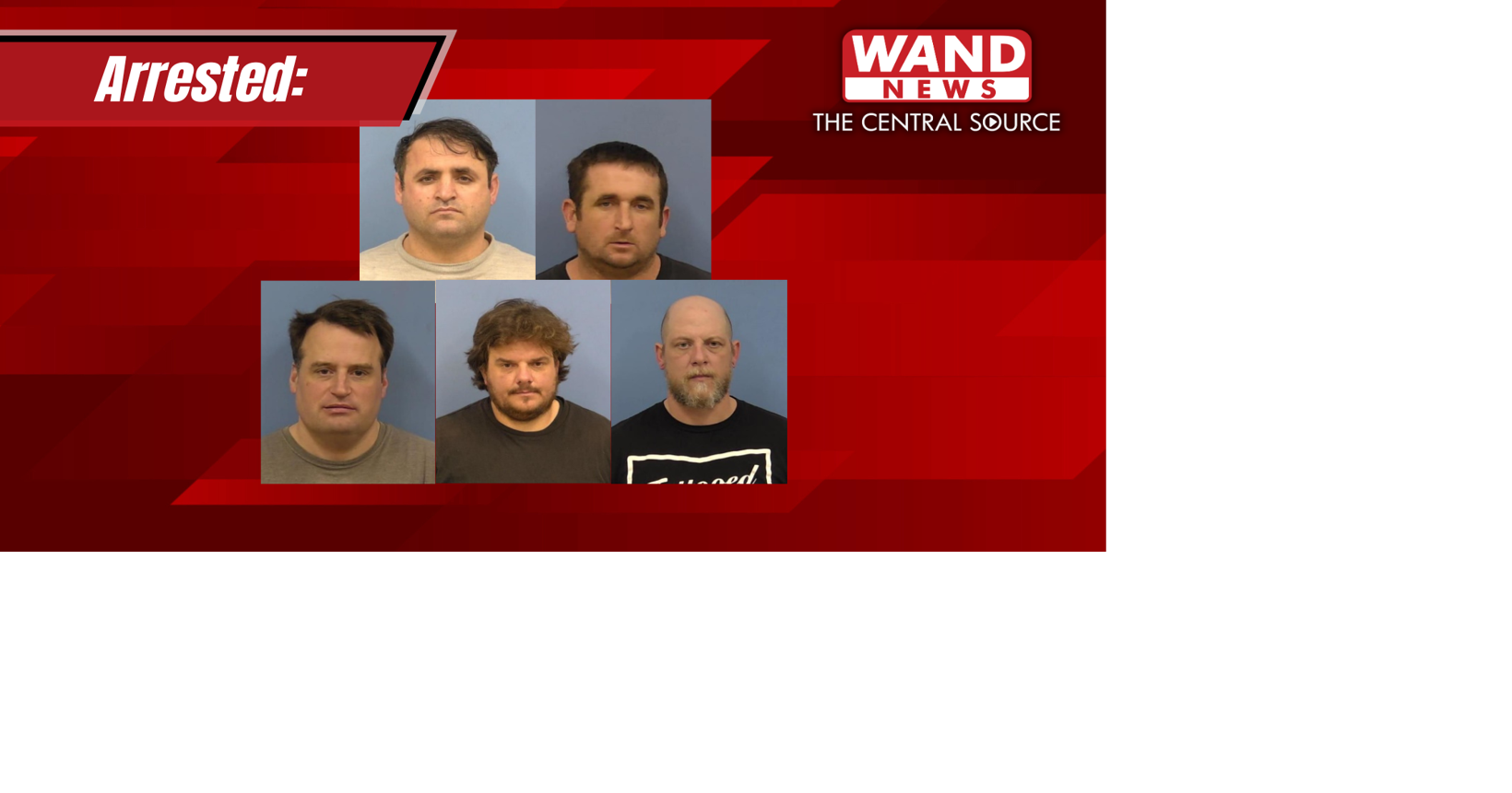 Five Arrested During Isp Anti Human Trafficking Operation In Danville