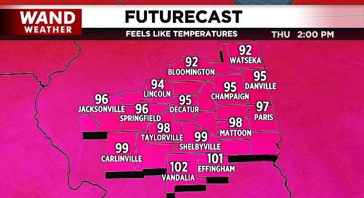 Excessive Heat Warning in place for several counties | Top Stories ...