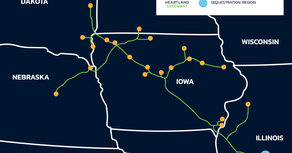 Navigator CO2 refiles carbon capture pipeline proposal with ICC | News ...