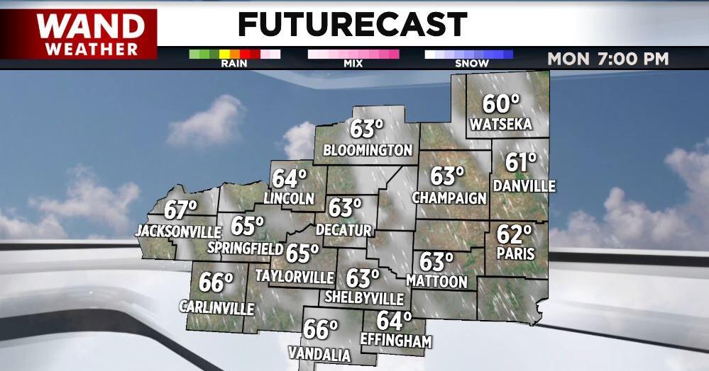 Warm and windy start to the week across central Illinois | Weather ...