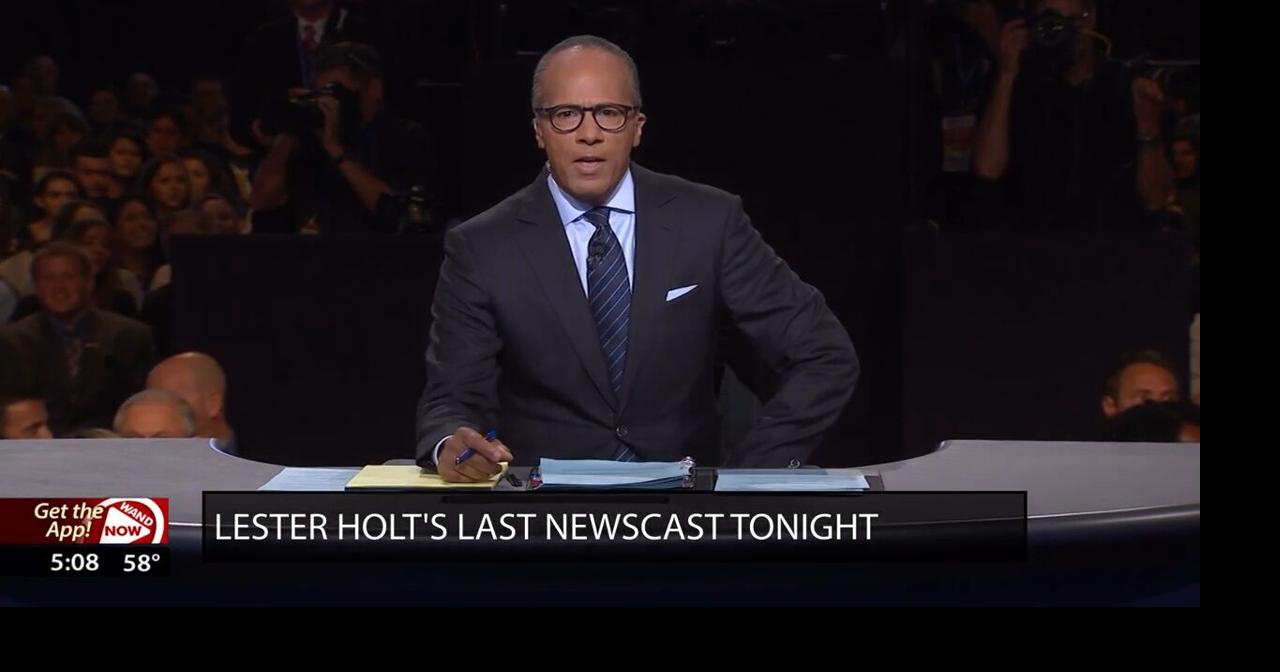 Lester Holt anchors his last episode of NBC Nightly News | Videos ...