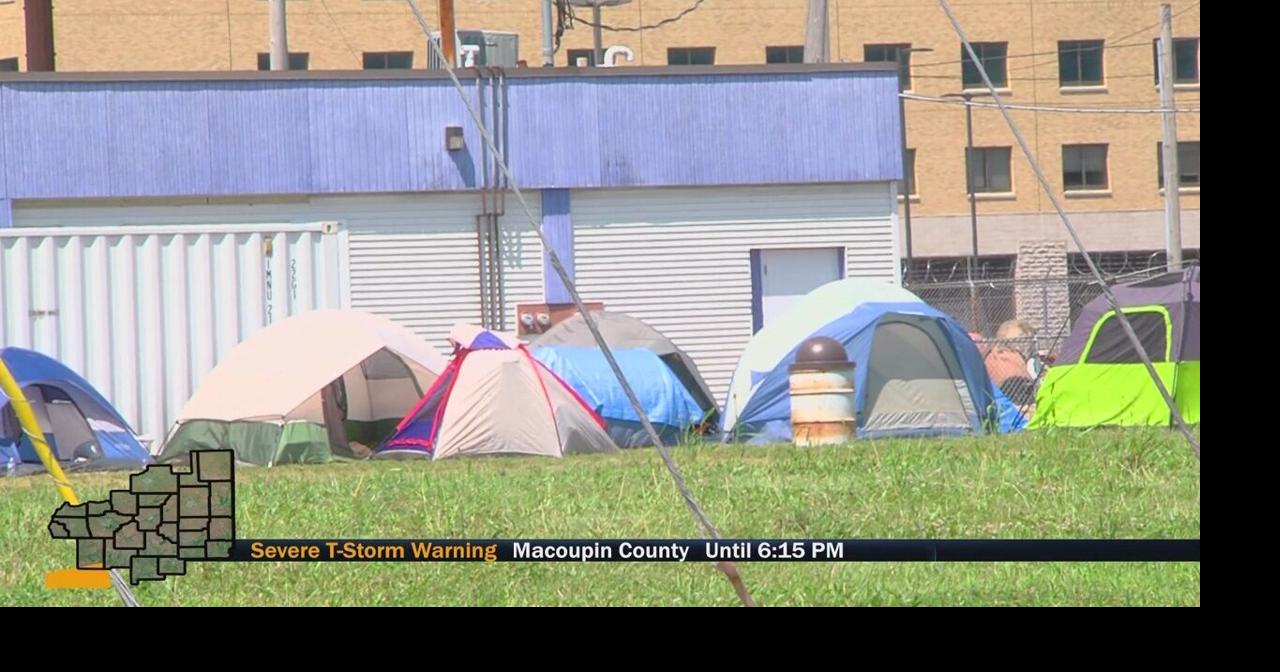 Springfield homeless population sets up tents outside the city's ...