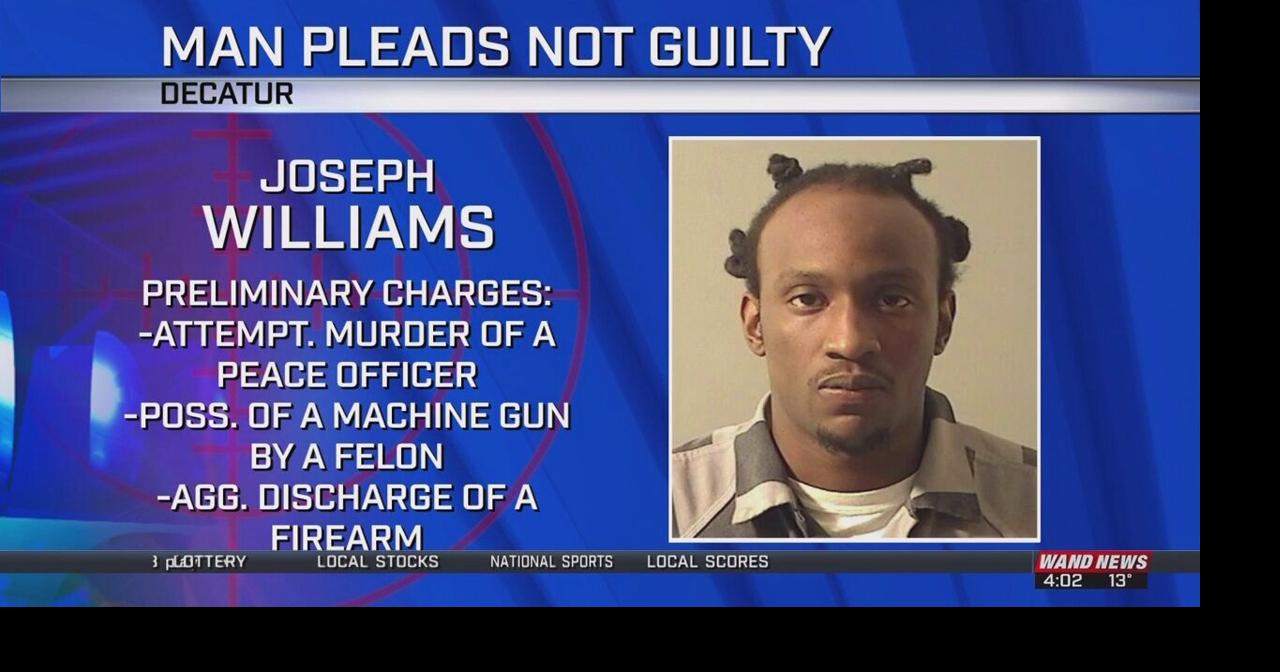 Man accused of shooting Decatur cop pleads not guilty | News | wandtv.com