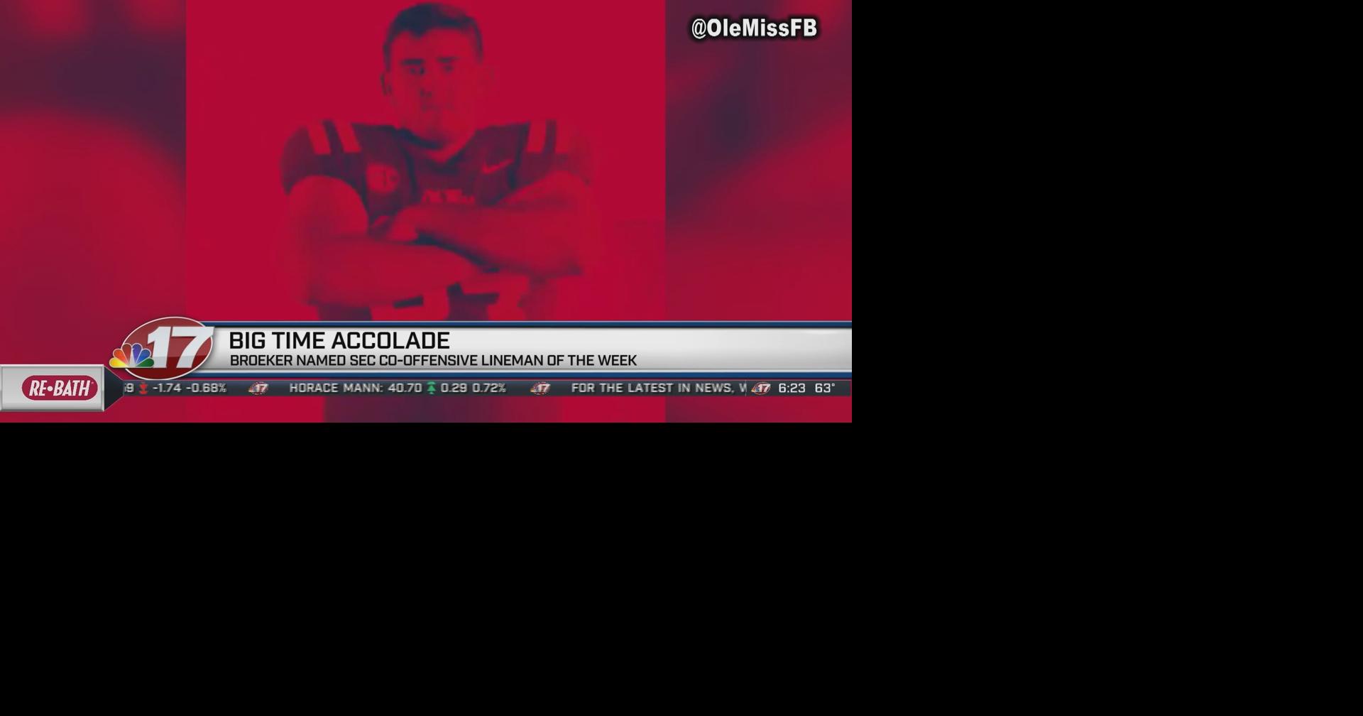 Former SHG Cyclone earns SEC football weekly award | Sports | wandtv.com