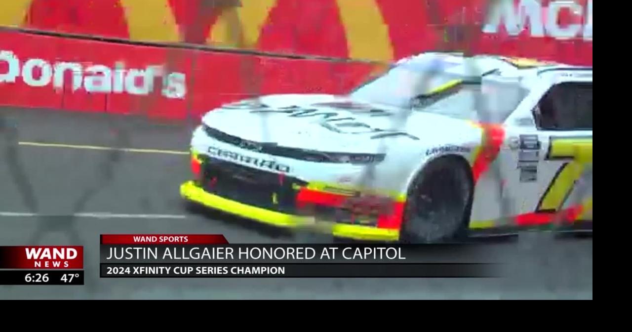 NASCAR champion Justin Allgaier honored at State Capitol | Sports ...