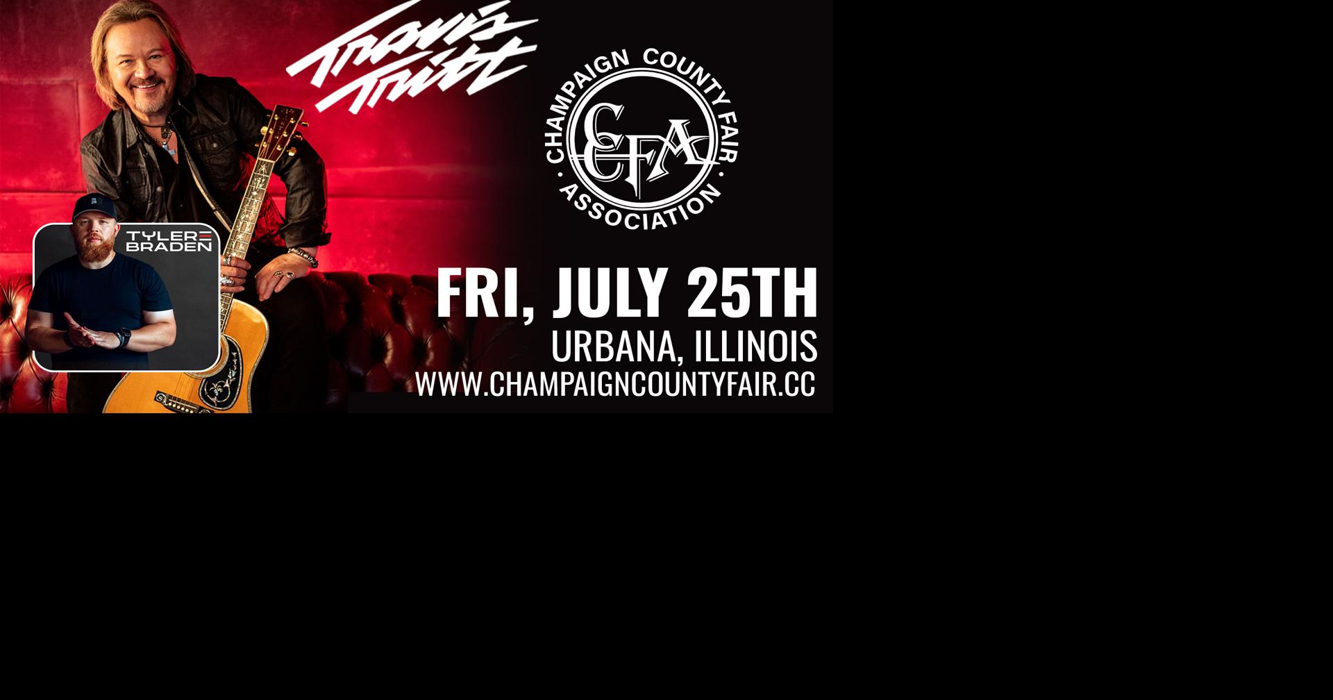 Travis Tritt to headline at 172nd Champaign County Fair | Community ...