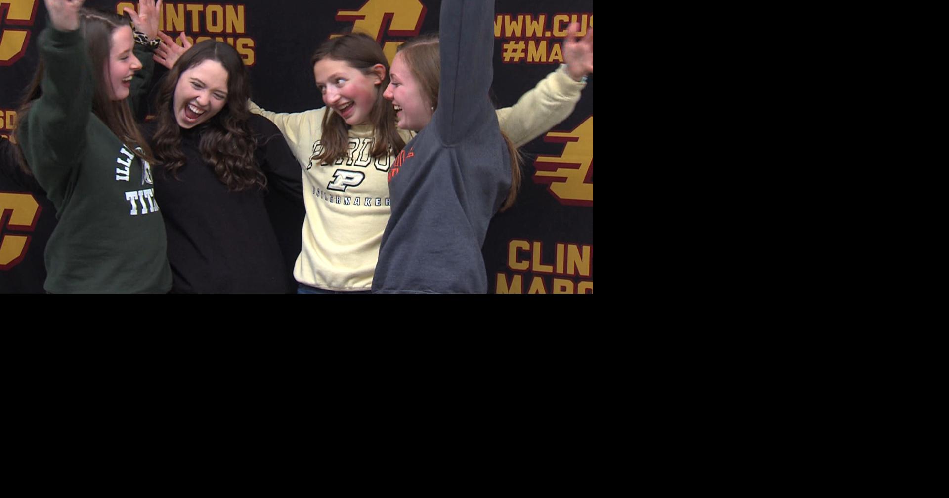 Four Clinton track stars sign with college programs | Sports | wandtv.com