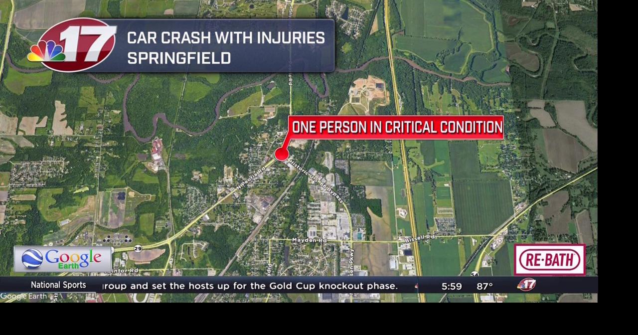 1 critical after 3-vehicle Springfield crash | News | wandtv.com