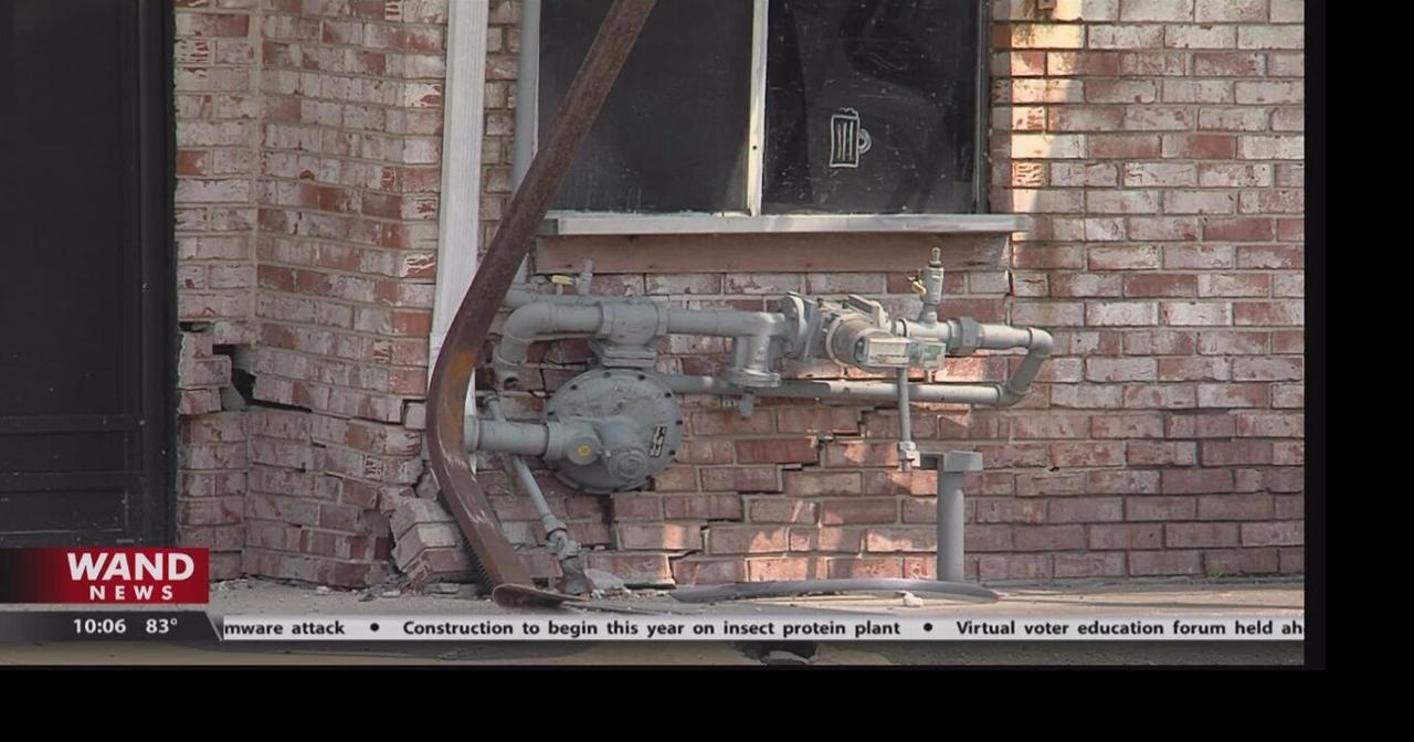 Responders: Vehicle struck Decatur building, damaged gas meter | News ...