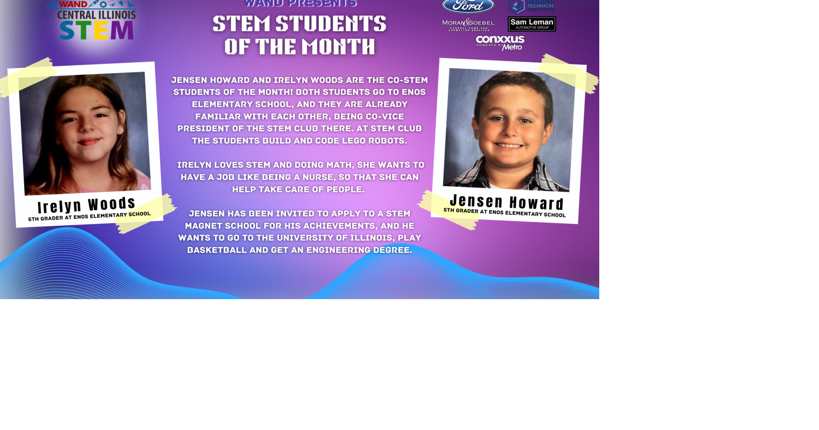 STEM Students: Jensen Howard, Irelyn Woods | | wandtv.com