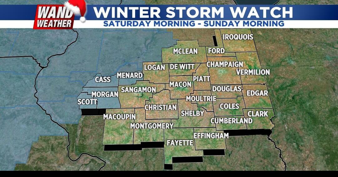 A winter storm expected in Central Illinois this weekend. | Top Stories ...