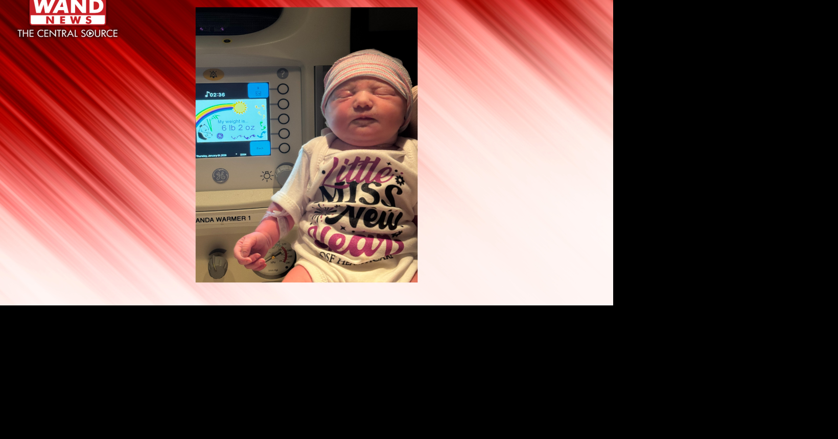 OSF Sacred Heart welcomes 3 New Year’s babies | Community | wandtv.com