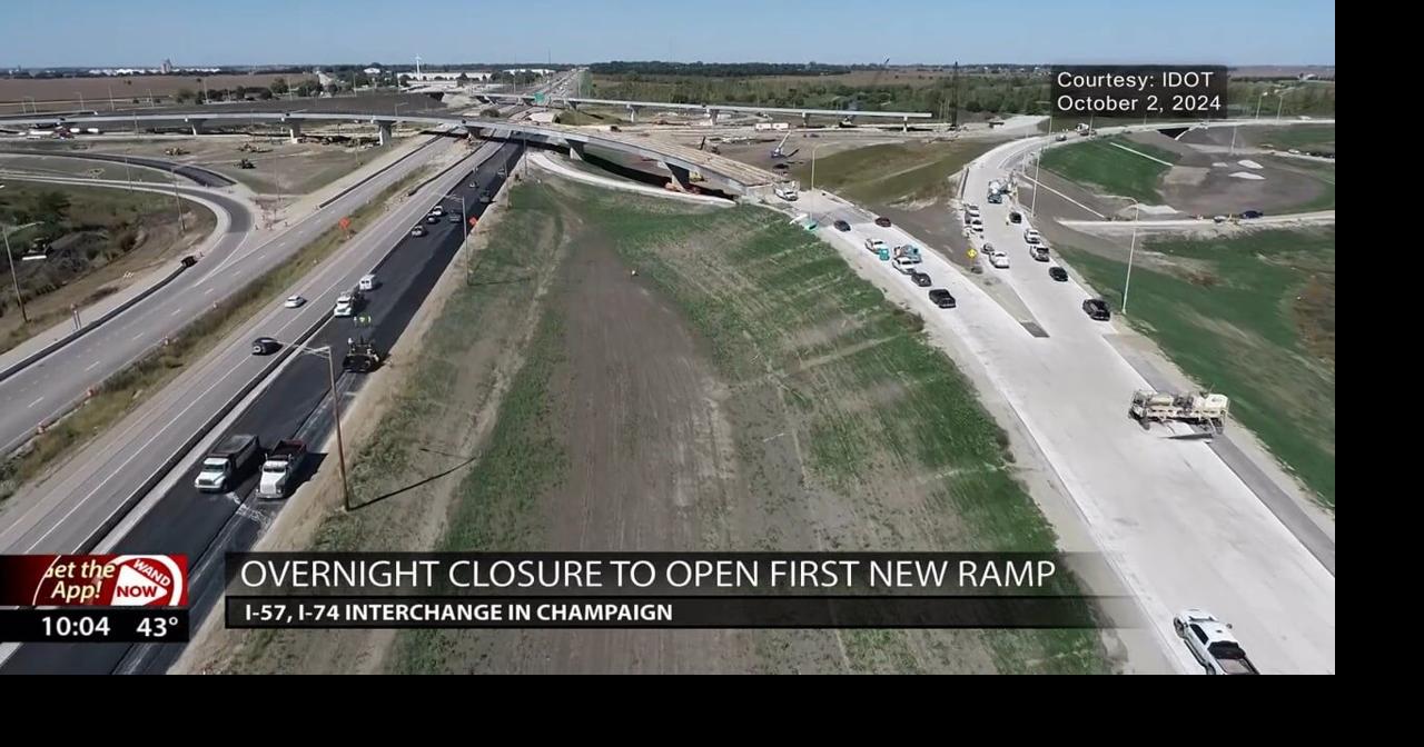 Overnight closure to open first new ramp on I-57, I-74 interchange ...