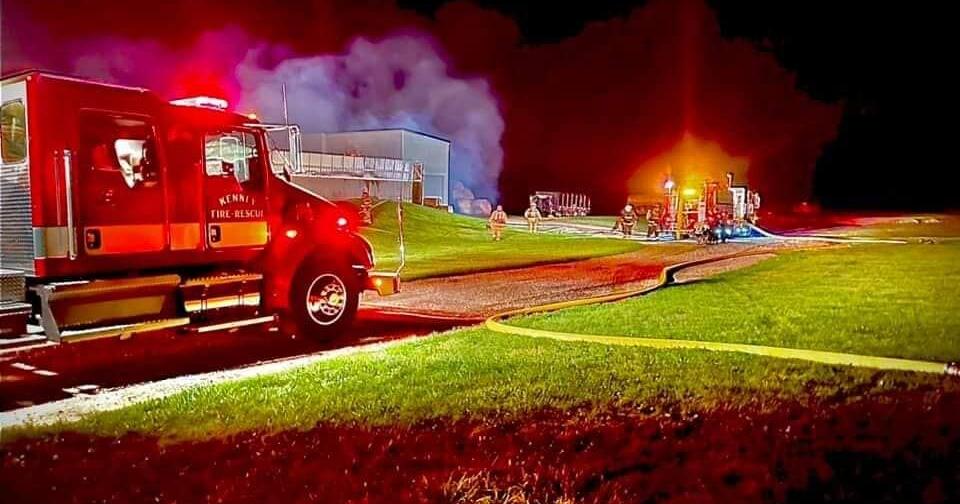 Kenney Fire Department and several crews assisted in a fully involved ...